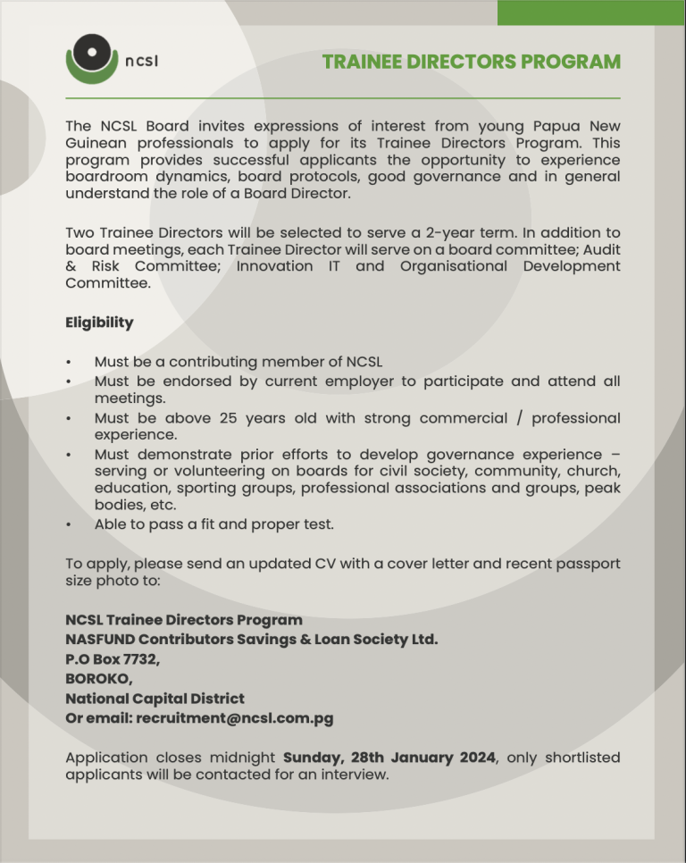Trainee Directors Program - NCSL