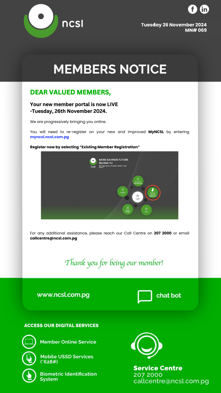 YOUR NEW MEMBER PORTAL IS NOW LIVE - NCSL